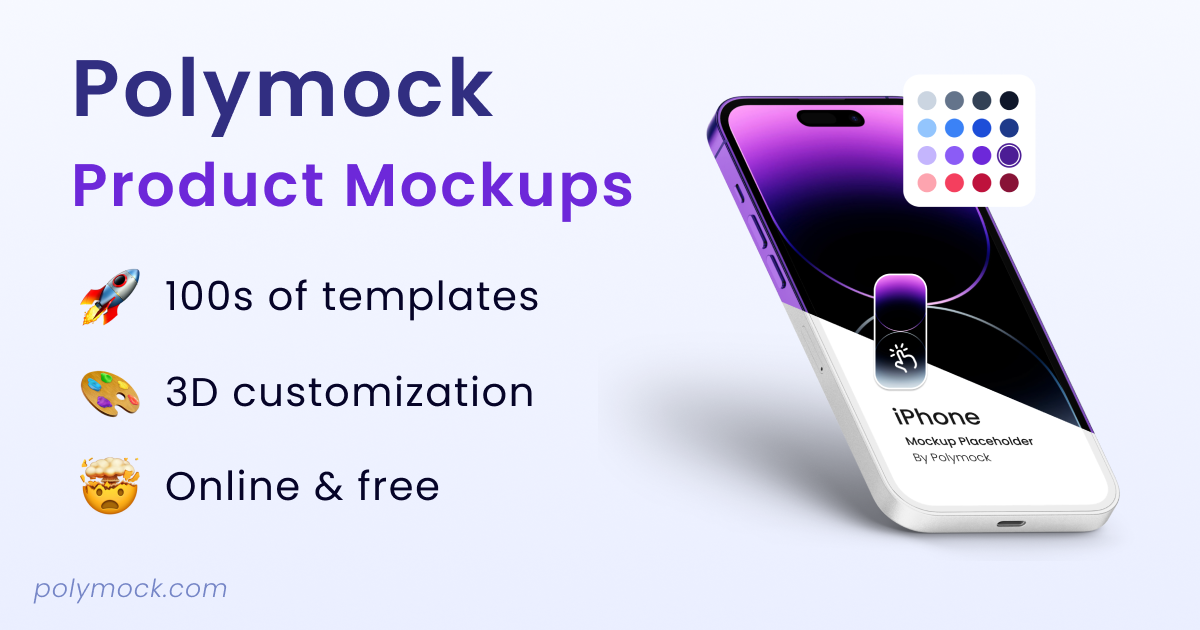 Polymock - 3D Product Mockup Generator
